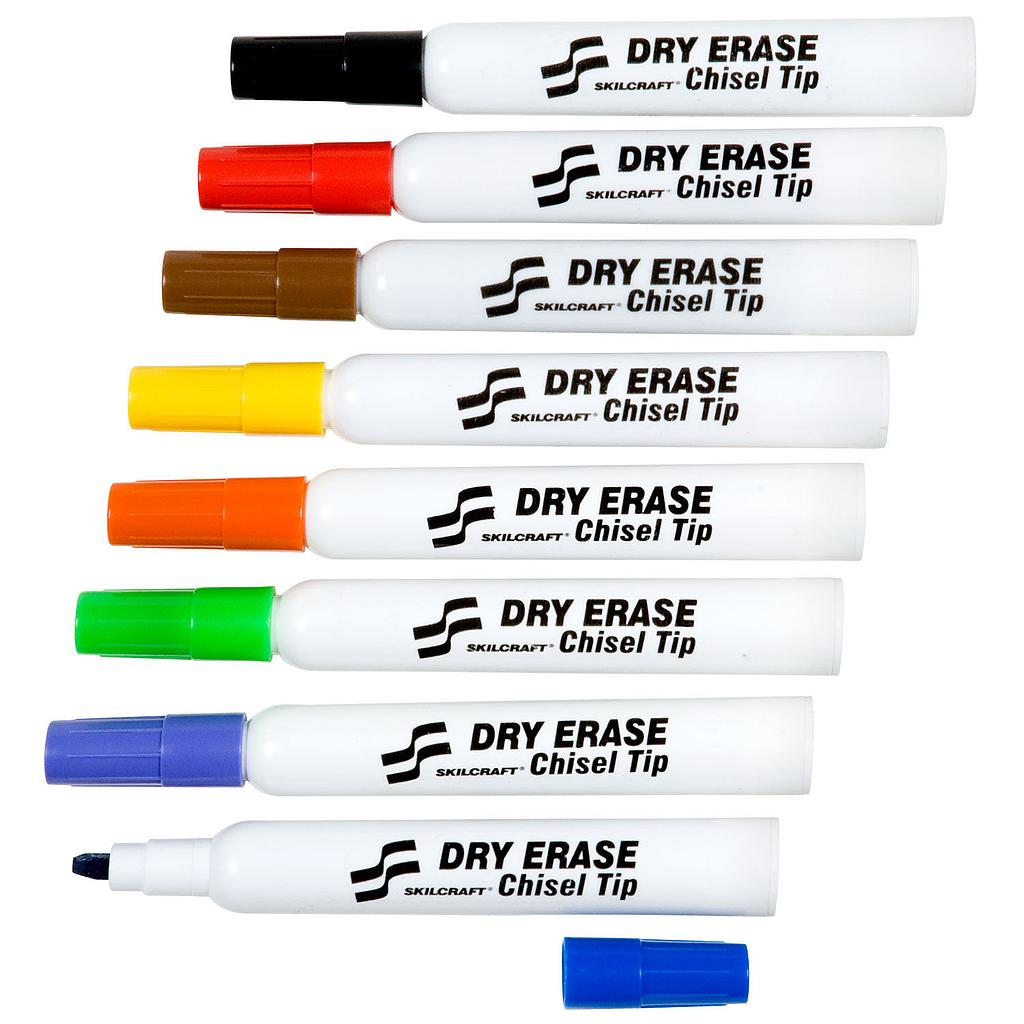 Dry Erase Marker Broad Chisel Tip Assorted 8 Colors Ace Hardware